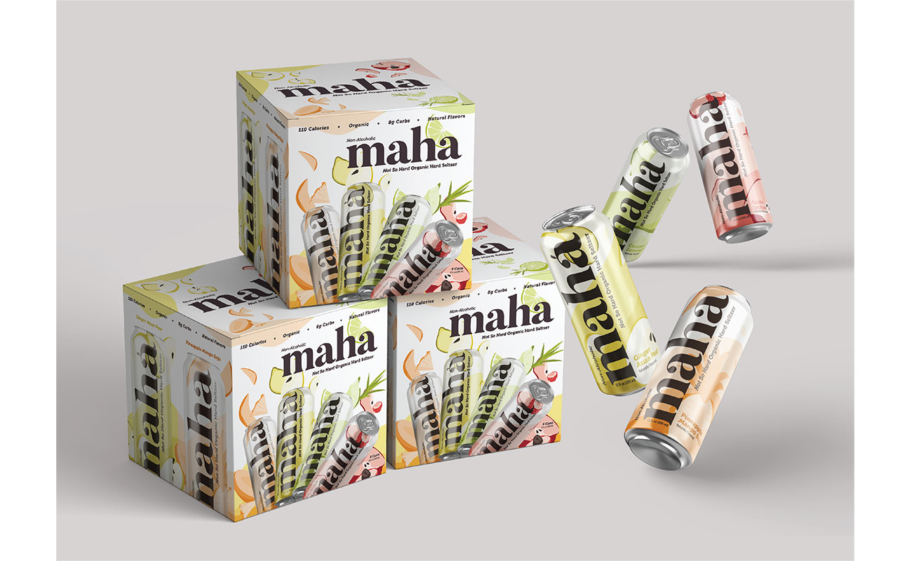 Maha “Not So Hard Organic Hard Seltzer” | Positive Space